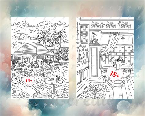 Adult Sex Coloring Book Pdf Pages Porn And Nude Erotic Coloring Etsy