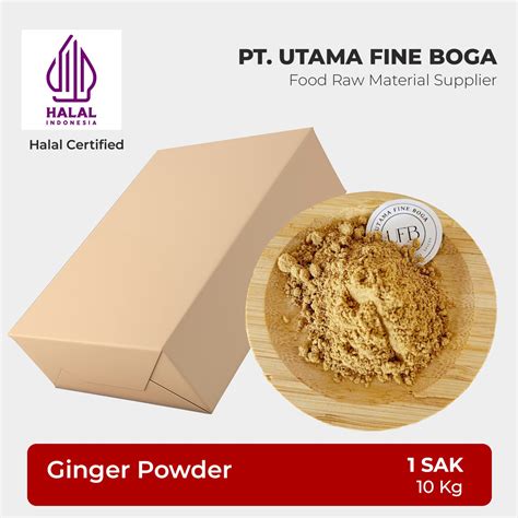 Jahe Bubuk 1 Sak 10kg Pt Utama Fine Boga