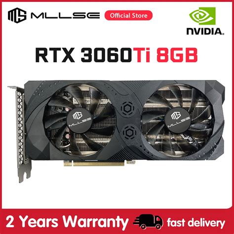 Mllse Graphics Card Rtx 3060ti 8gb X Game Gddr6 256bit Nvidia Gpu Dp 3 Pci Express 4 0 X16