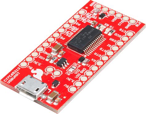 sparkfun usb uart serial cy7c65213 breakout board για arduino bob 13830