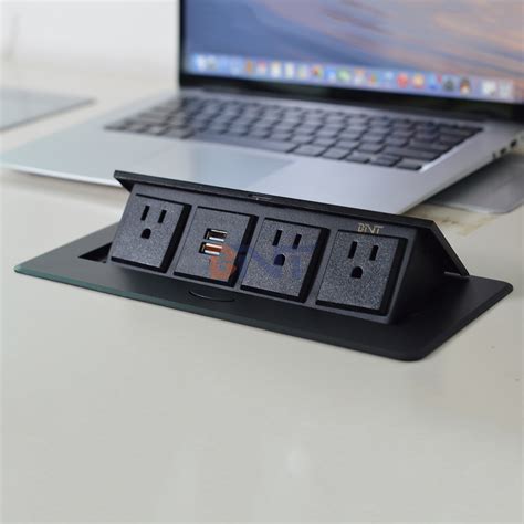 Oemodm Multi Functional 3 Power Supply Socket And Usb Charger Hidden Desktop Power Socket
