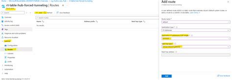 mastering azure firewall forced tunneling configuration