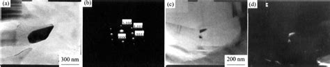 Bright Field Dark Field Image And Diffraction Of A Tibz Particle A