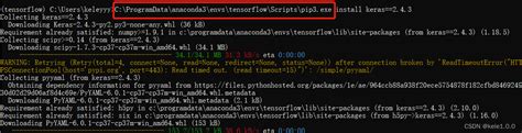 在anaconda虚拟环境下安装tensorflow 在虚拟环境中安装tensorflow location却在原本的环境 csdn博客