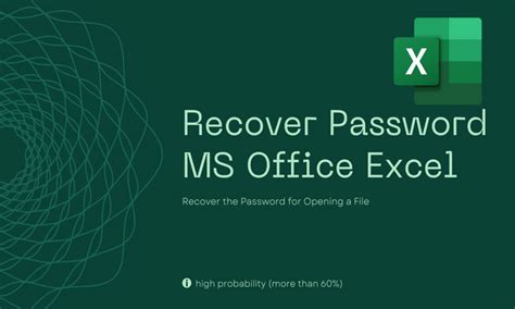 recover forgotten excel password r password recover