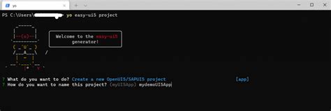 Easy Ui5 Generator Yeoman Installation Step1 Sap Free Tutorials
