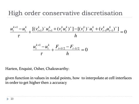 Ppt Numerical Schemes For Advection Reaction Equation Powerpoint Presentation Id 5733199