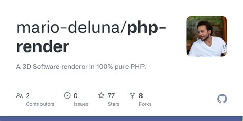Github Mario Delunaphp Render A 3d Software Renderer In 100 Pure Php