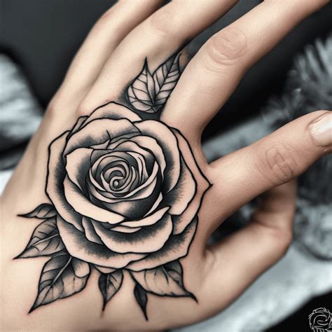 Elegant Rose Hand Tattoo Drawing Inspiration And Design Guide