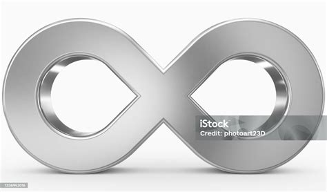 흰색 배경에 고립 된 무한대 기호 3d 실버 3차원 형태에 대한 스톡 사진 및 기타 이미지 3차원 형태 과학 금속 Istock