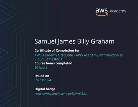 Samuel James Billy Graham On Linkedin Awscloudclubs Aws