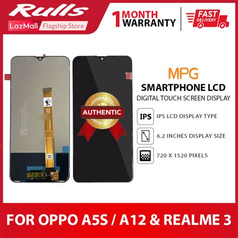 Smartphone LCD For Oppo A S A Realme Digital Touch Screen Display Frame Assembly For