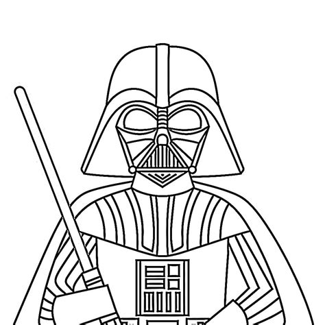 Målarbild Darth Vader Gratis Utskrivbar För Barn Skiv Ut Gratis På