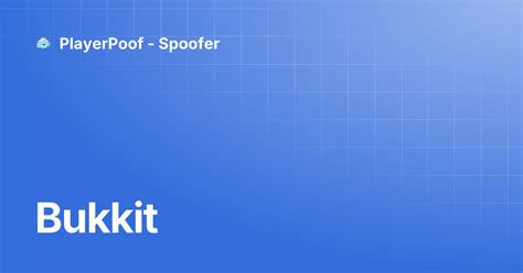 bukkit playerpoof spoofer