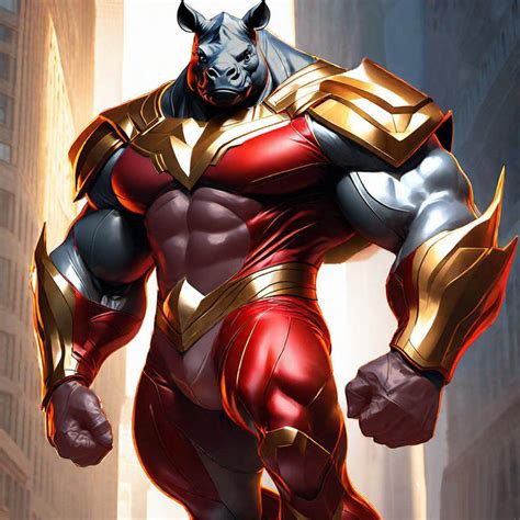 anthro infinite series iron rhino by ultra gor on deviantart