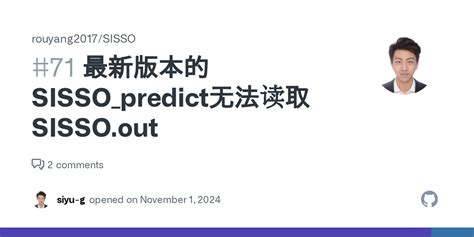 Sisso Predict Sisso Out Issue Rouyang Sisso Github