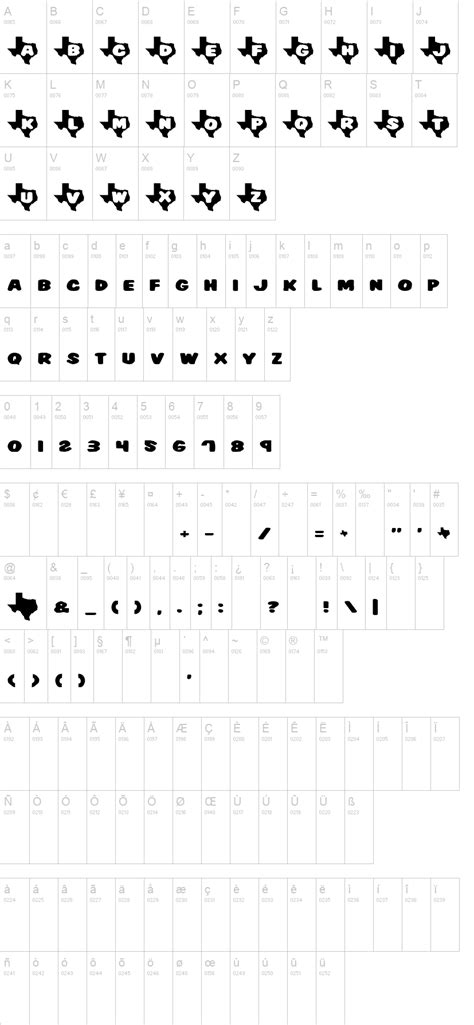 Texas Font