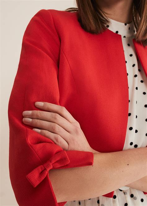 Zoele Bow Detail Jacket Phase Eight Uk