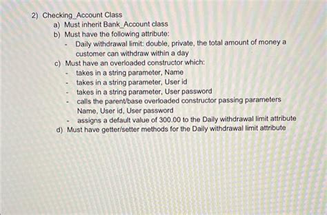 solved your task define the following two account classes