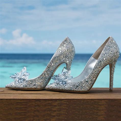 Blue Cinderella Wedding Shoes