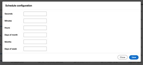 configuring cron expressions