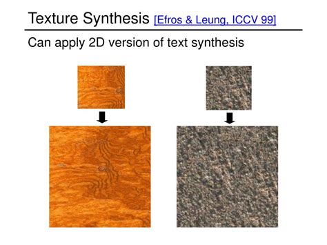 Ppt Texture Synthesis Powerpoint Presentation Free Download Id 5379960