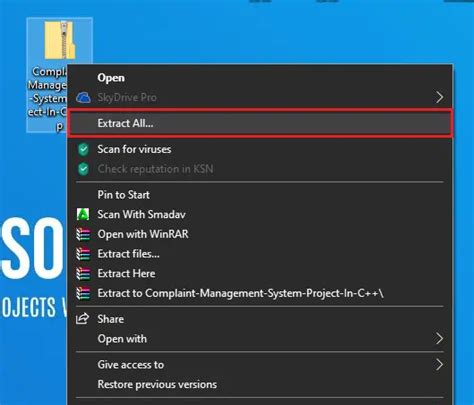 complaint management system project in c with source code