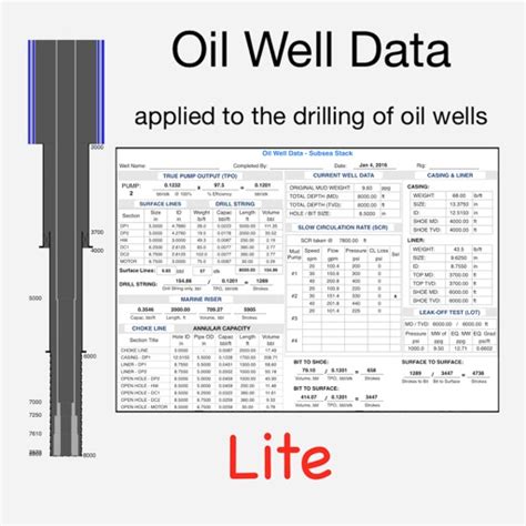 Oil Well Data Lite By Carlos Moura