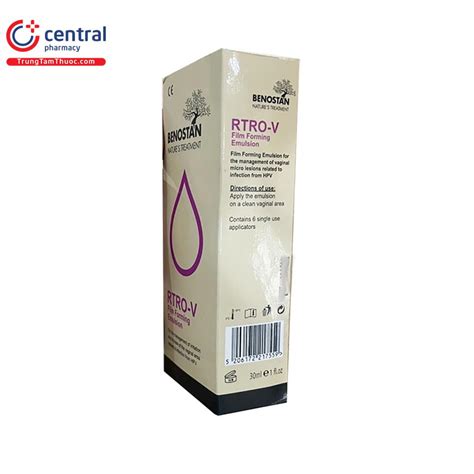 ChÍnh HÃng Thuốc Rtro V Film Forming Emulsion Ngăn K Cổ Tử Cung
