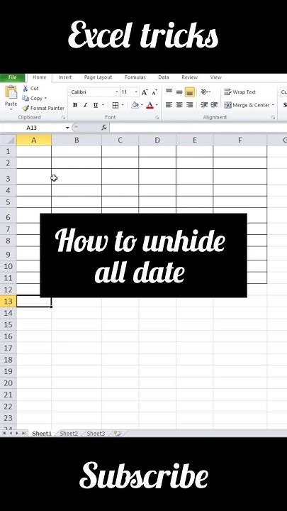 how to hide data in excel shorts shortvideo shortfeed excel