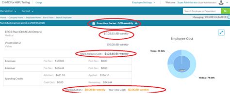 NF CHMC For HSPL Test Enroll Now Issue With From Your Pocket Cost Workterra Jira