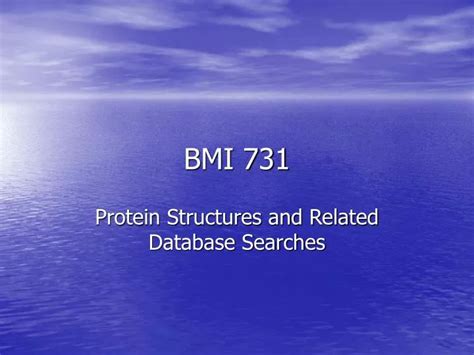 Ppt Bmi 731 Powerpoint Presentation Free Download Id 4766556