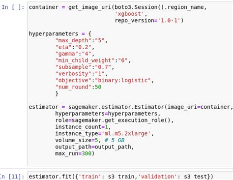 Aws Example Using Sagemaker Jupyter Notebook For A Simple Training