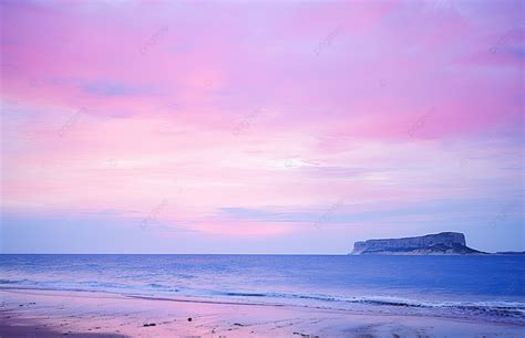분홍색과 보라색 하늘 국내여행 노란색 바다 배경 일러스트 및 사진 무료 다운로드 Pngtree