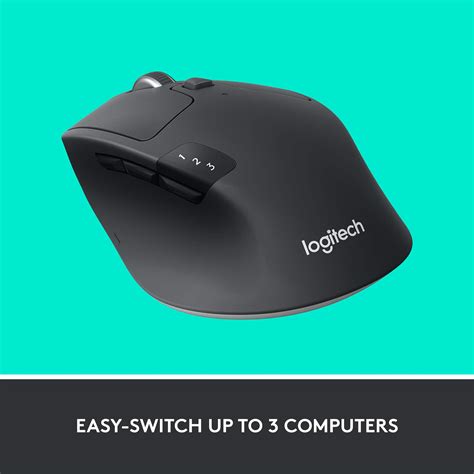 Logitech M Triathlon Wireless Optical Mouse Wireless Black Best Buy