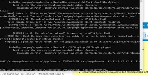 Error When I Try To Add My Components In Ai Src Open Source Development MIT App Inventor