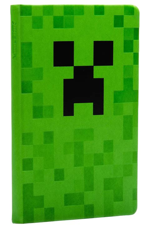 minecraft creeper hardcover journal book by insights official