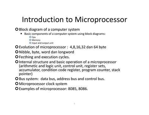 Intro To Microprocessor And Its Detailing And Applications Ppt Intro To Microprocessor And Its Detailing And Applications Ppt