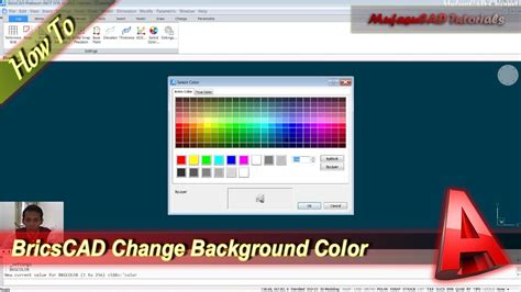 Bricscad V Change Background Color Floormzaer