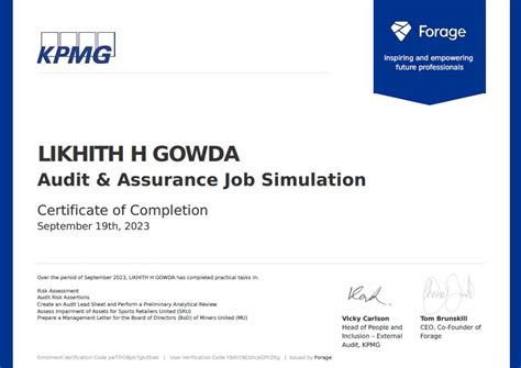 likhith h gowda on linkedin kpmg au kpmg global big4s