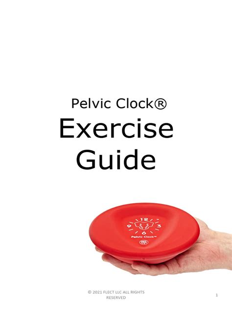 Pelvic Clock® Illusrated Exercise Guide Pdf Pelvis Foot