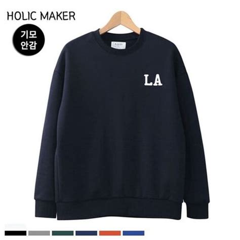 와이제이 남자 Htt 남성 라운드 맨투맨 검정 메이커 티셔츠 라운드티 홀릭 기모 긴팔티 013