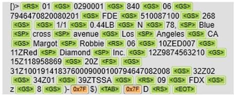 Проверка вывода данных сканера и отображение непечатаемых символов с помощью 123scan