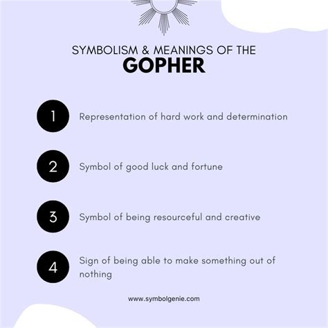 Gopher Symbolism Meanings And History Symbol Genie