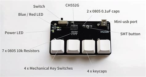 10 Arduino Programmable Wch Ch552 Macro Keyboard Is Configurable From A Web Browser Cnx Software