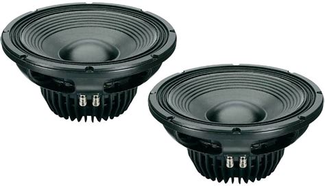 2x 18 Sound 12NLW9300 12 Neodymium Woofer 800W RMS 8 Ohm Reverb