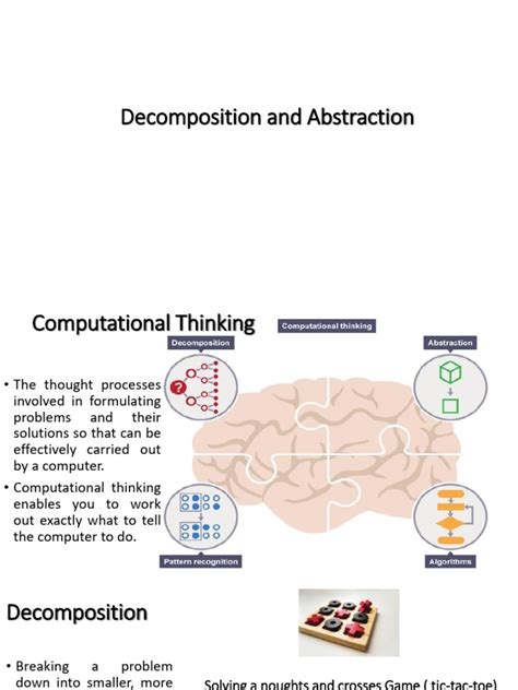 Decomposition And Abstraction Pdf Computing Computer Science