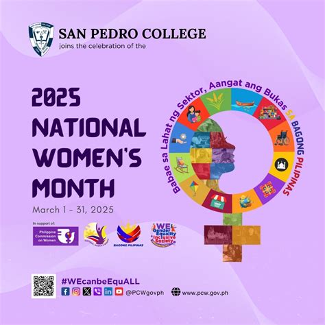 SAN PEDRO COLLEGE TO CELEBRATE NATIONAL WOMEN’S DAY AS PART OF THE 2025 NATIONAL WOMEN’S MONTH ...
