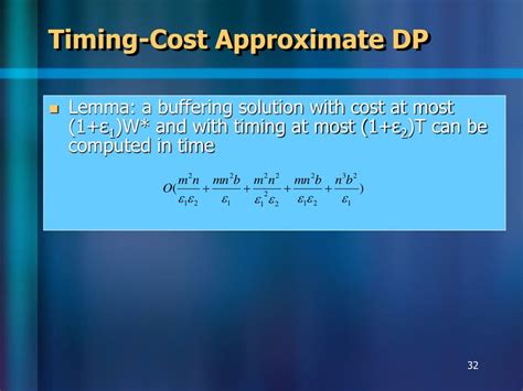 Ppt A Fully Polynomial Time Approximation Scheme For Timing Driven