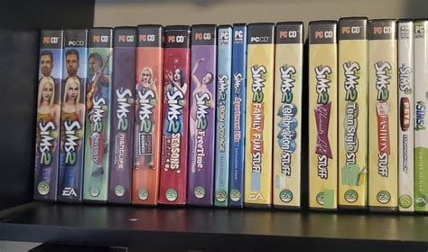 my somewhat unwieldy collection of Sims 2 Disks in their gigantic ...
